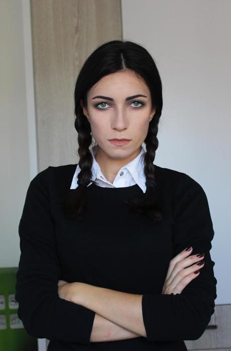 Wednesday Addams Halloween Makeup Tutorial - Paperblog