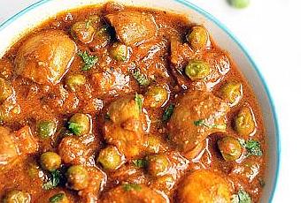 Mushroom Peas Curry | Dhingri Matar - Paperblog