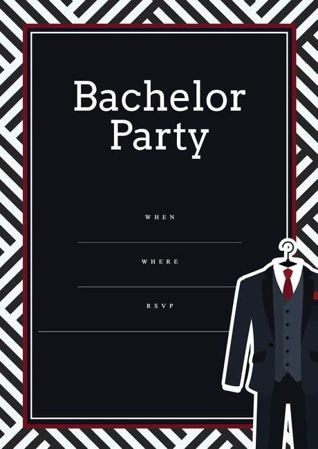 Bachelor Party Invitation Template Paperblog