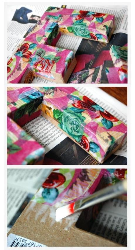 DIY Tutorial Make Your Own Wall Art Paperblog
