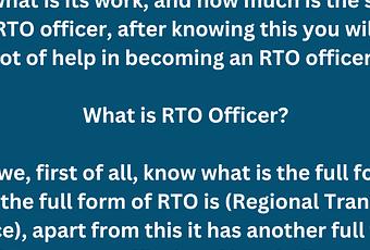 [2023] How to Become RTO Officer in UP - Paperblog