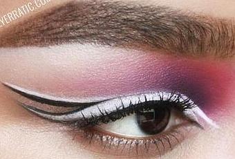 White Eyeliner Editorial Makeup - Paperblog